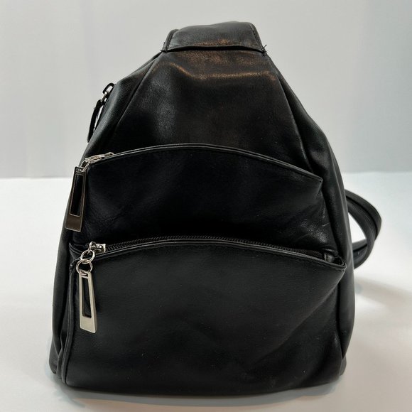 Hillard & Hanson | Bags | Hillard Hanson Leather Backpack Crossbody ...